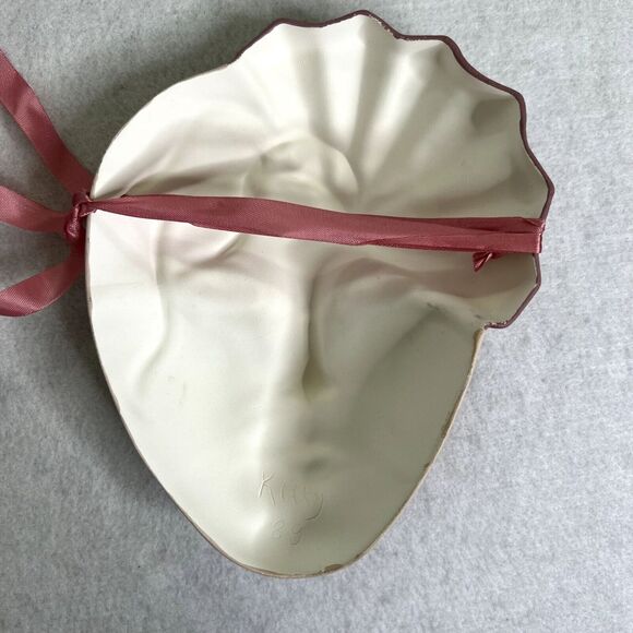 About Face | Wall Decor | Vintage Ceramic Clay Painted Theater Mask ...